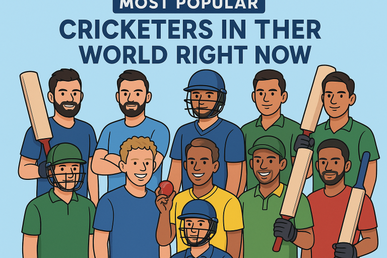 Top 10 Most Popular Cricketers in the World Right Now - Cricket Match ...